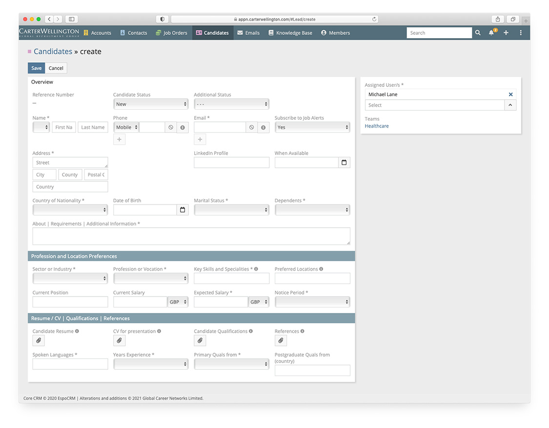 Uploading your Candidates – CW Platform Help
